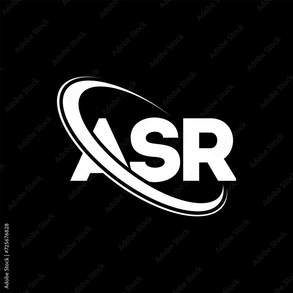 ASR logo. ASR letter. ASR letter logo design. Initials ASR logo linked ...