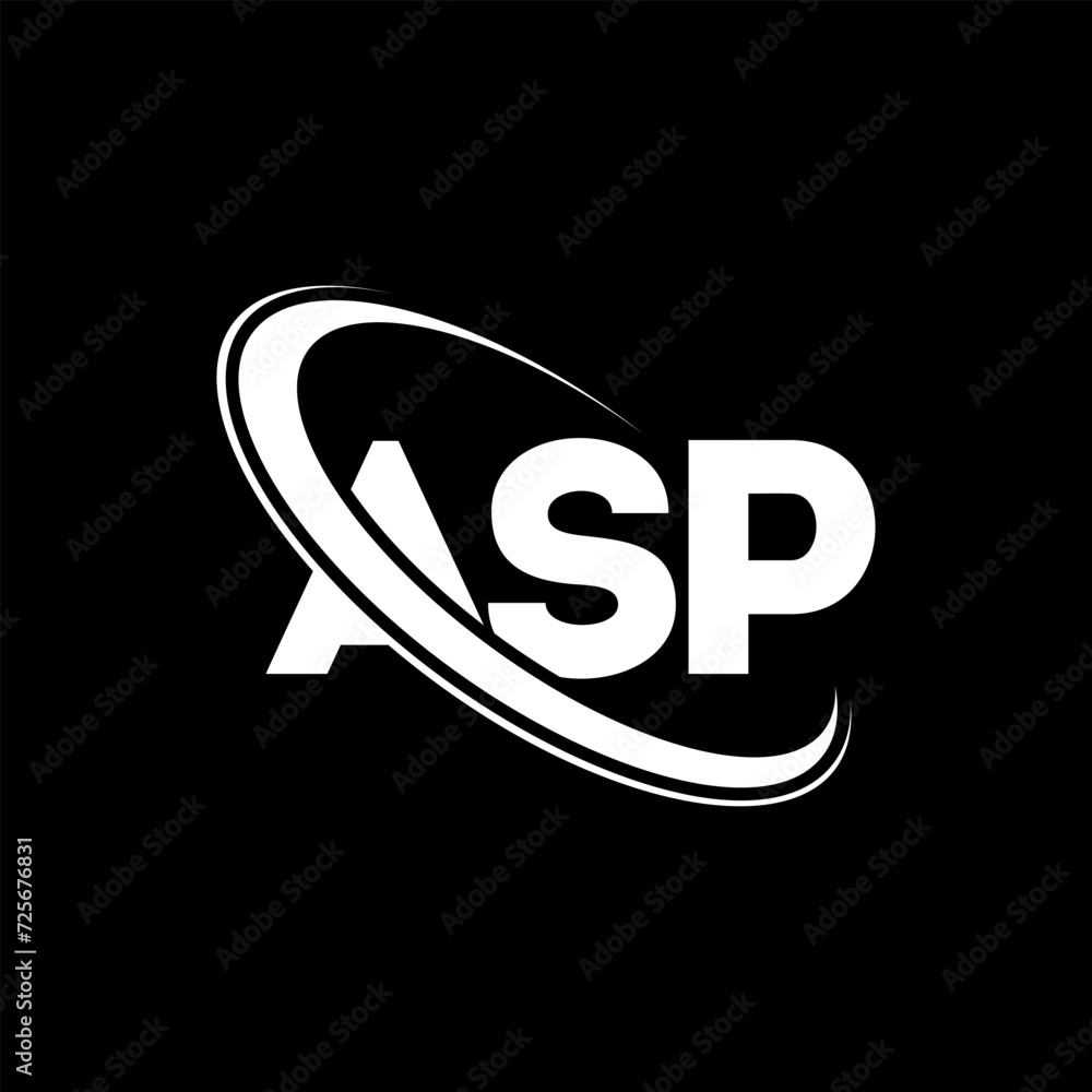 ASP logo. ASP letter. ASP letter logo design. Initials ASP logo linked ...
