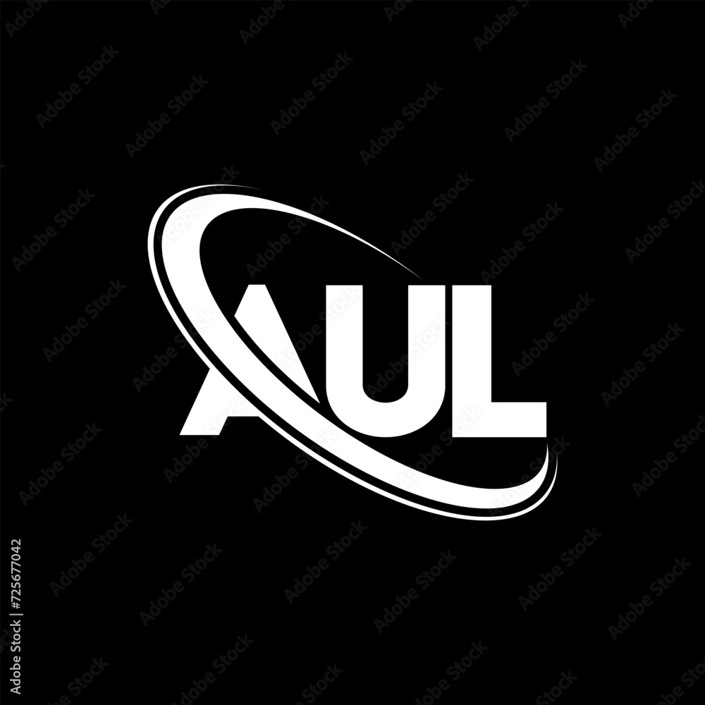 AUL logo. AUL letter. AUL letter logo design. Initials AUL logo linked ...