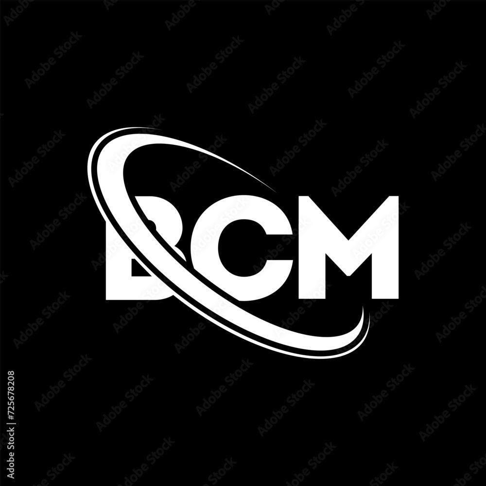 Vecteur Stock BCM logo. BCM letter. BCM letter logo design. Intitials ...