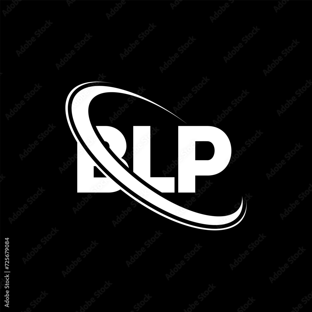 BLP logo. BLP letter. BLP letter logo design. Initials BLP logo linked ...