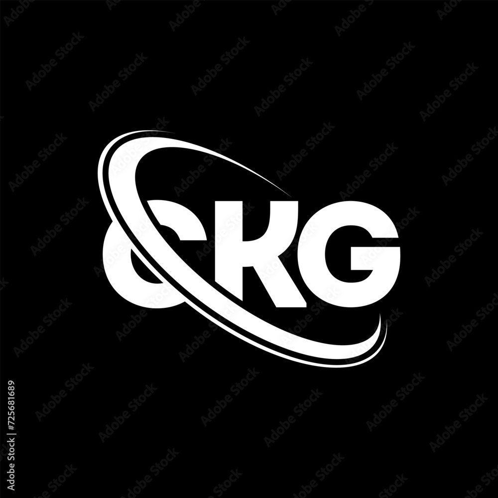 CKG logo. CKG letter. CKG letter logo design. Initials CKG logo linked ...