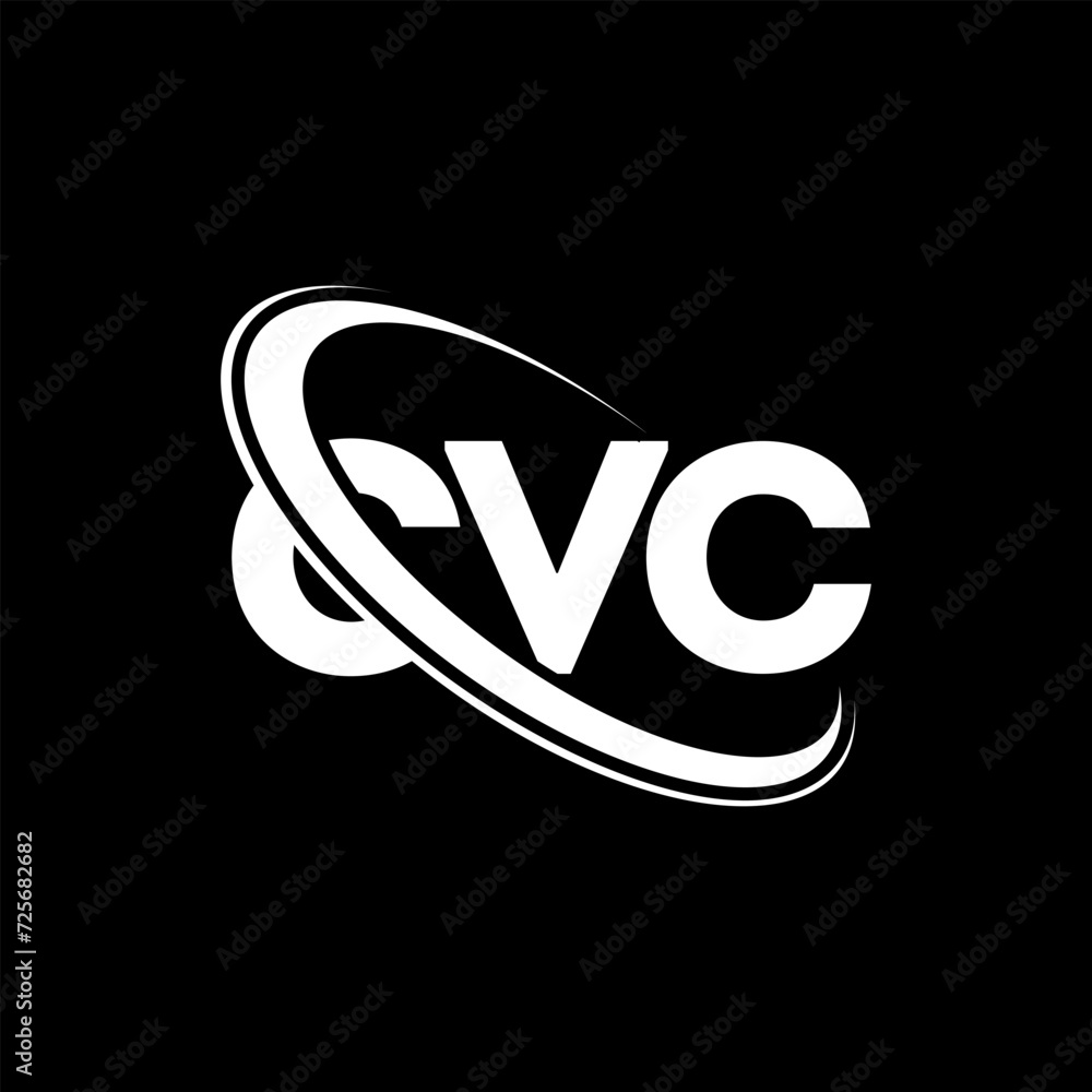 CVC logo. CVC letter. CVC letter logo design. Initials CVC logo linked ...