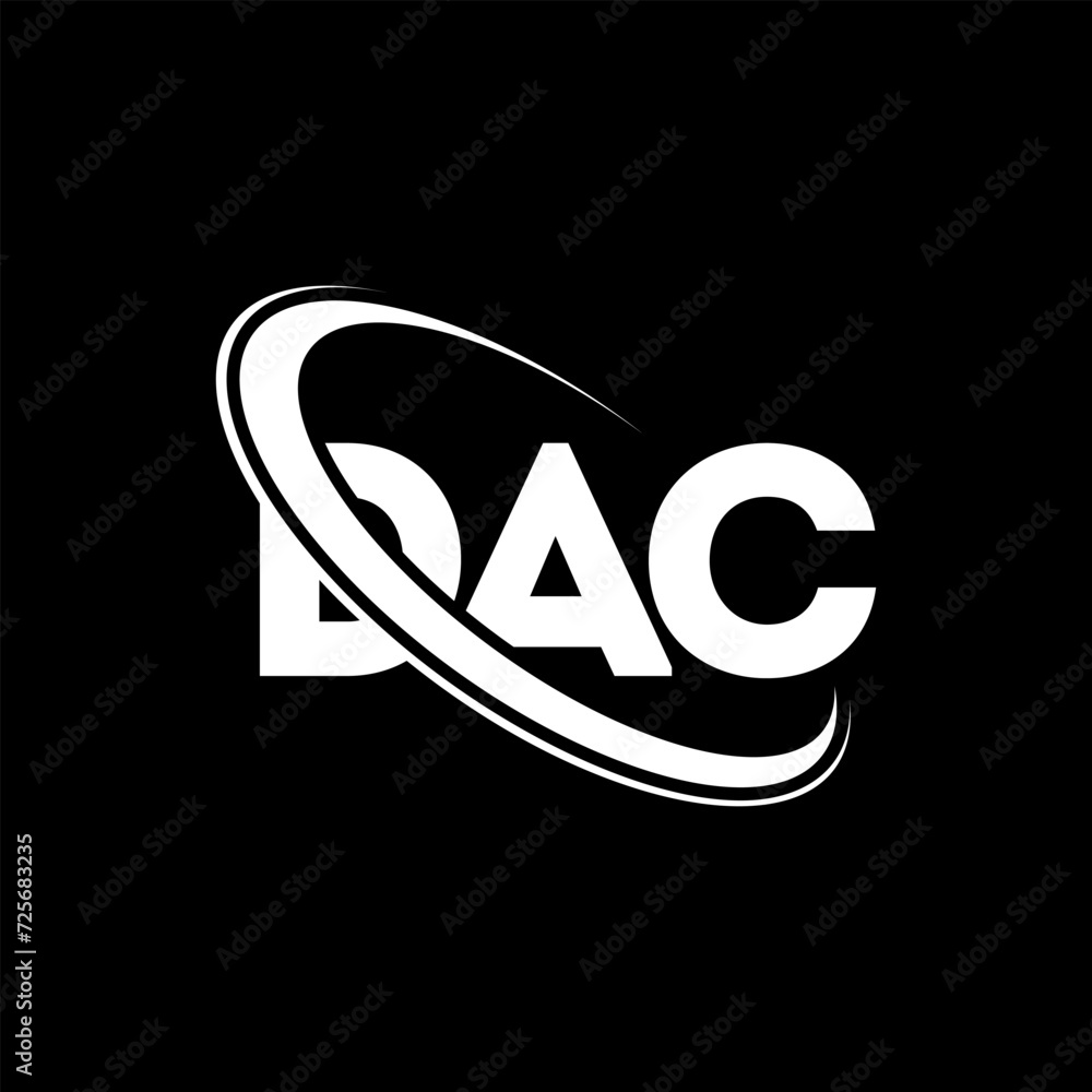 DAC logo. DAC letter. DAC letter logo design. Intitials DAC logo linked ...