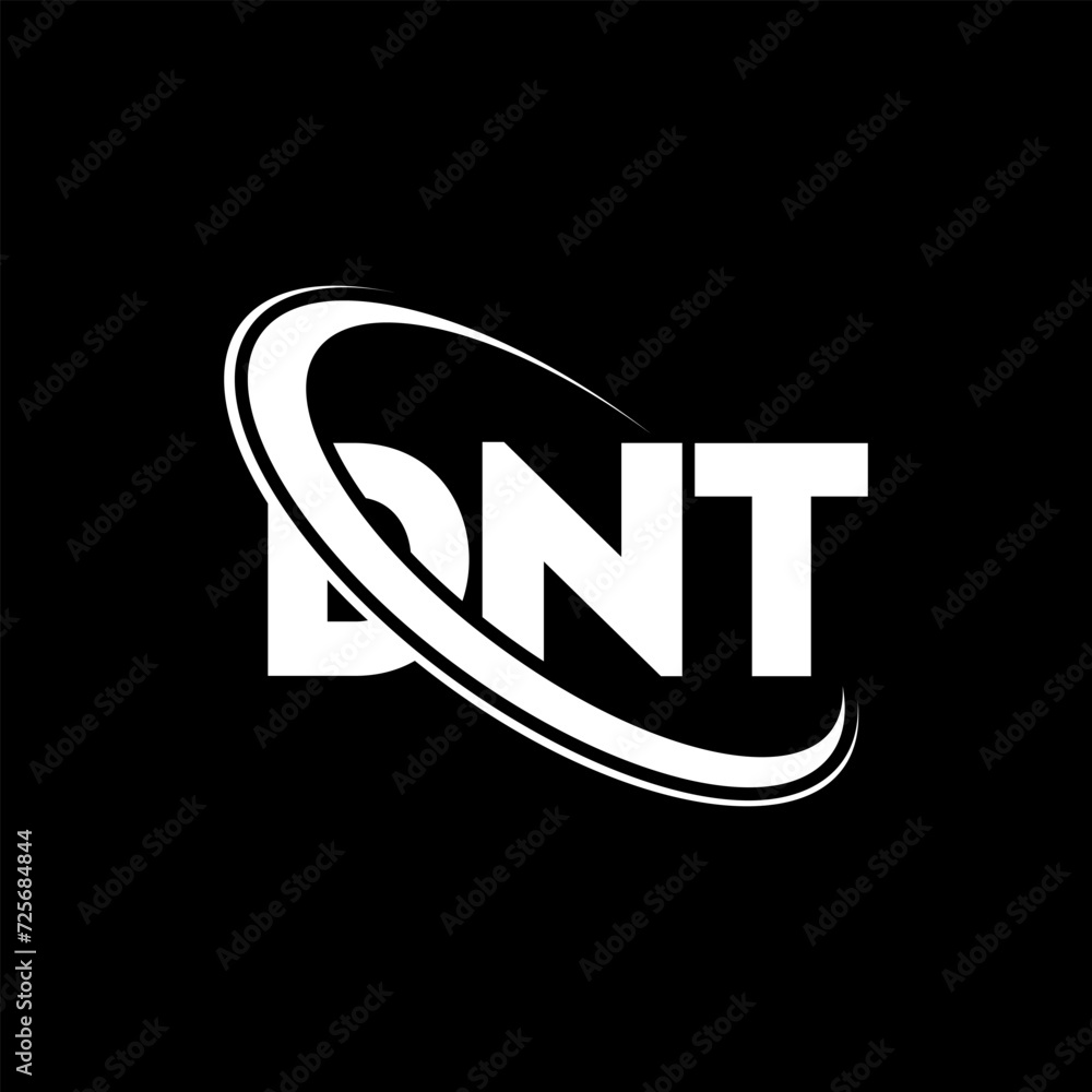 DNT logo. DNT letter. DNT letter logo design. Initials DNT logo linked ...