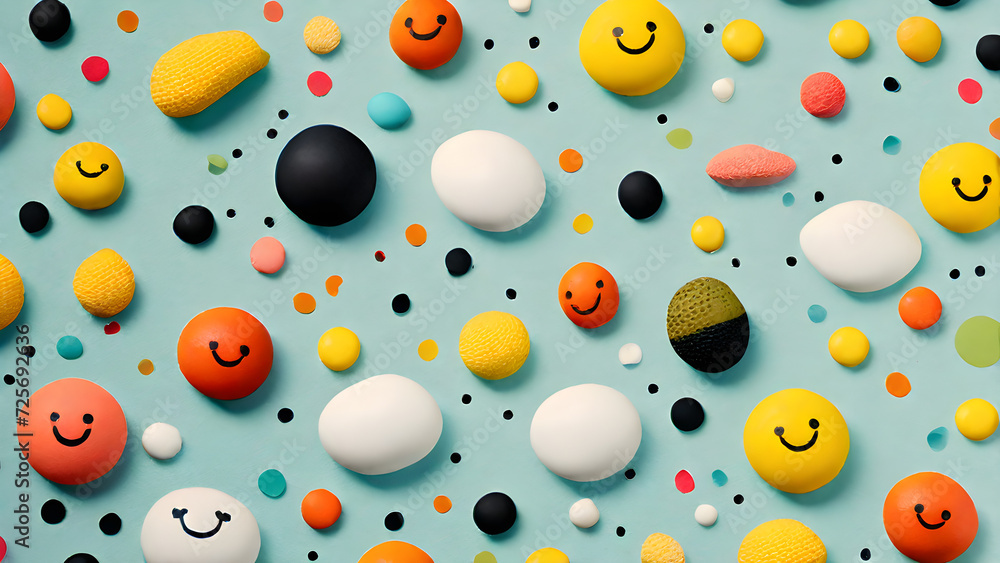 A concept design that expresses the happy emotions of the day with ...