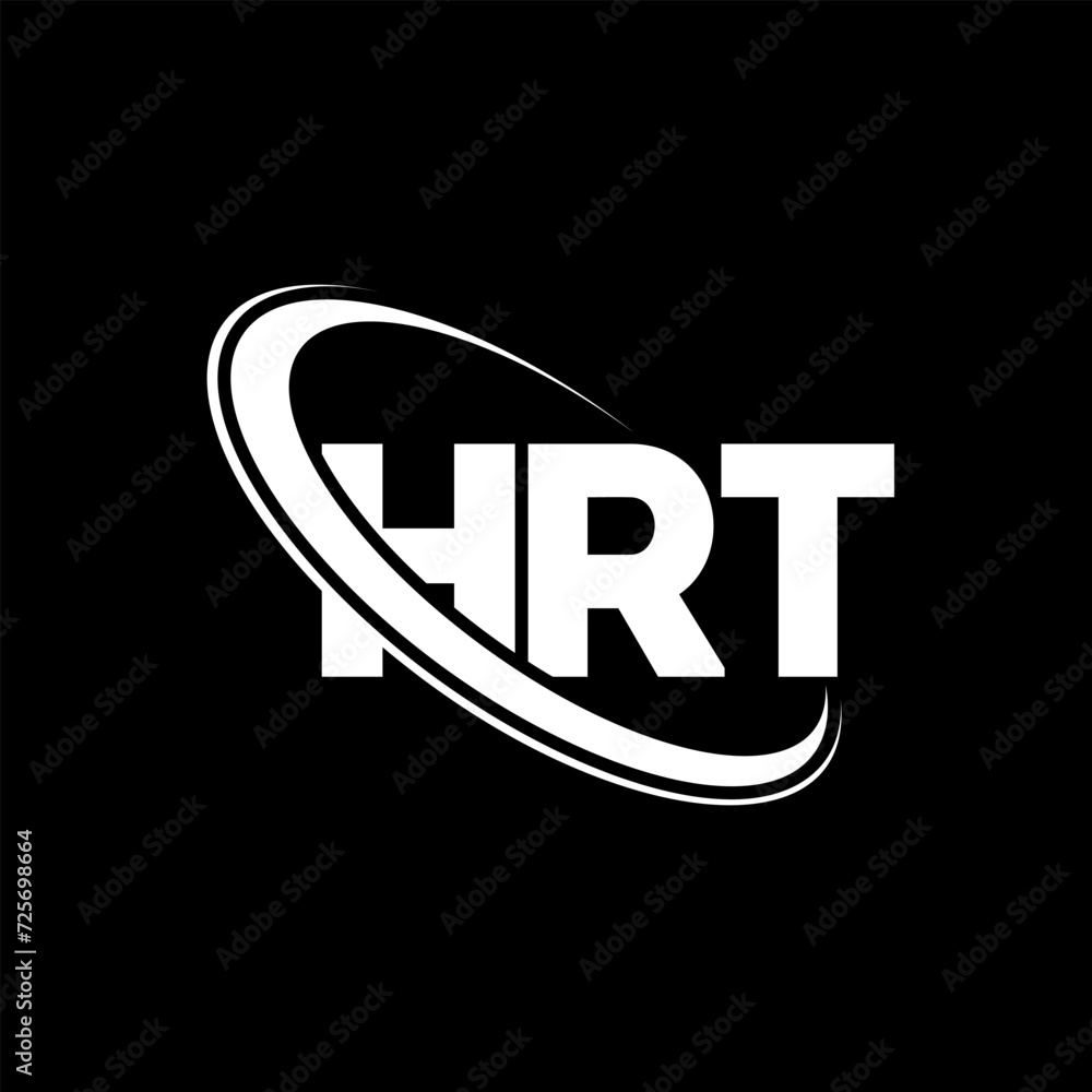 HRT logo. HRT letter. HRT letter logo design. Initials HRT logo linked ...