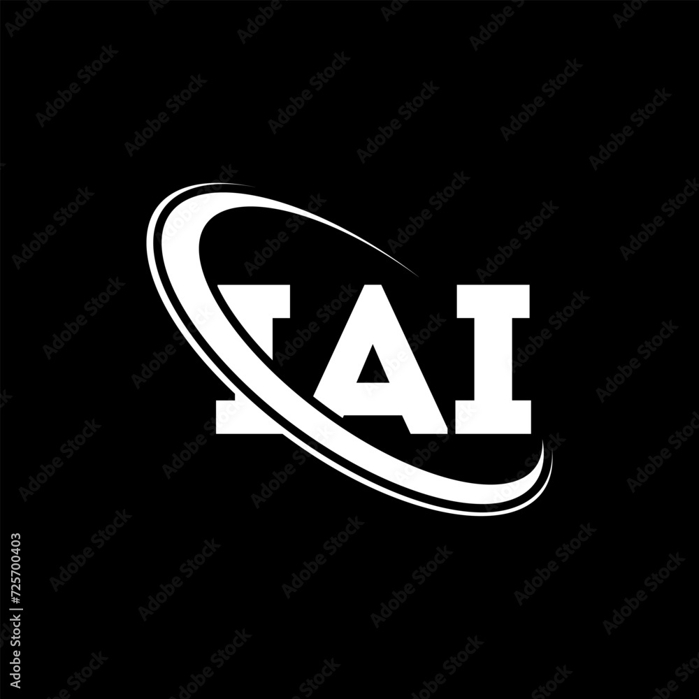 IAI logo. IAI letter. IAI letter logo design. Intitials IAI logo linked ...