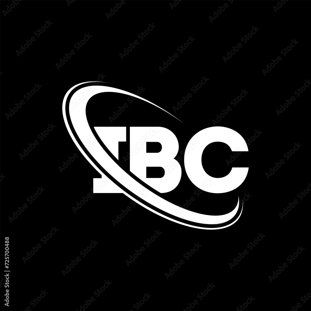 IBC logo. IBC letter. IBC letter logo design. Intitials IBC logo linked ...