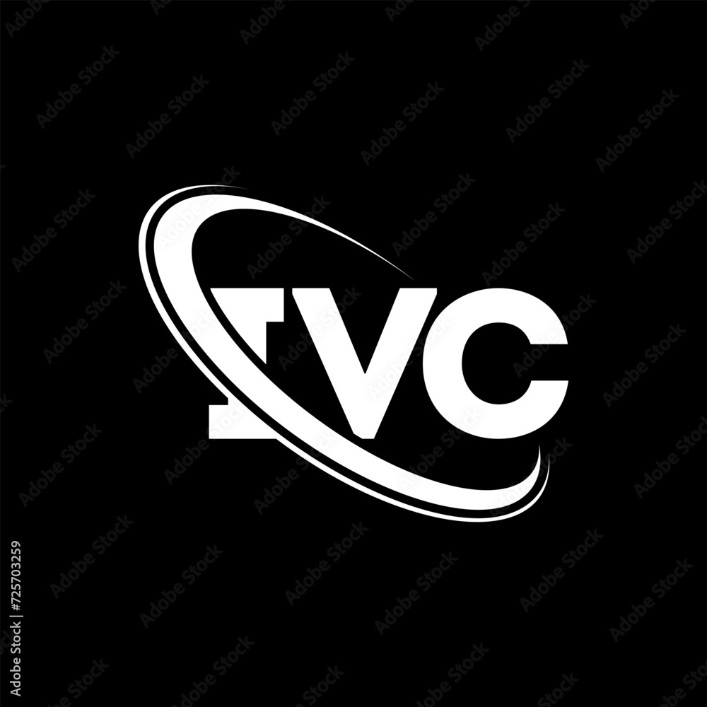 IVC logo. IVC letter. IVC letter logo design. Initials IVC logo linked ...