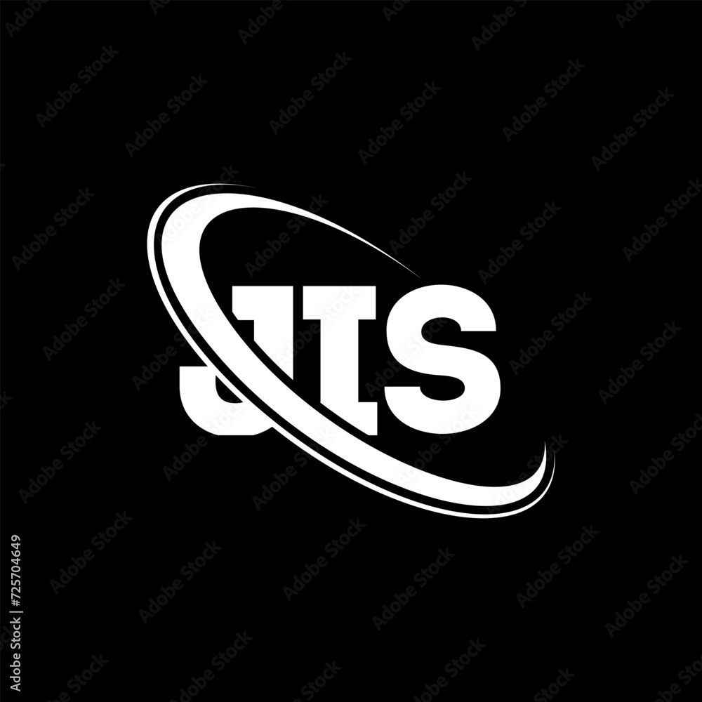 JIS logo. JIS letter. JIS letter logo design. Initials JIS logo linked ...