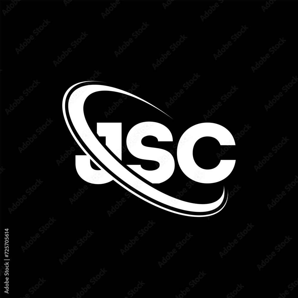 JSC logo. JSC letter. JSC letter logo design. Initials JSC logo linked ...