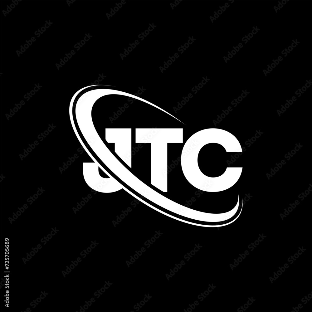 JTC logo. JTC letter. JTC letter logo design. Initials JTC logo linked ...