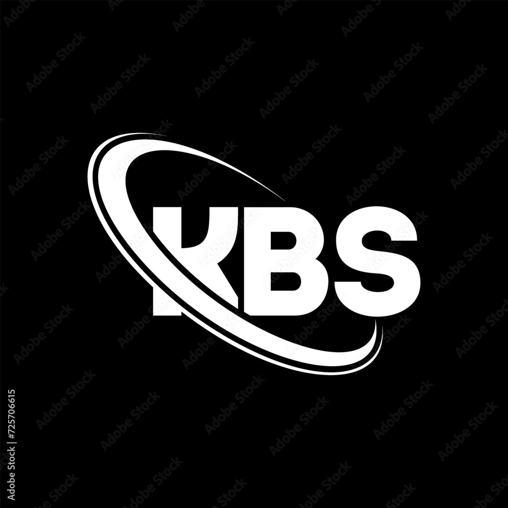 KBS logo. KBS letter. KBS letter logo design. Intitials KBS logo linked with circle and ...