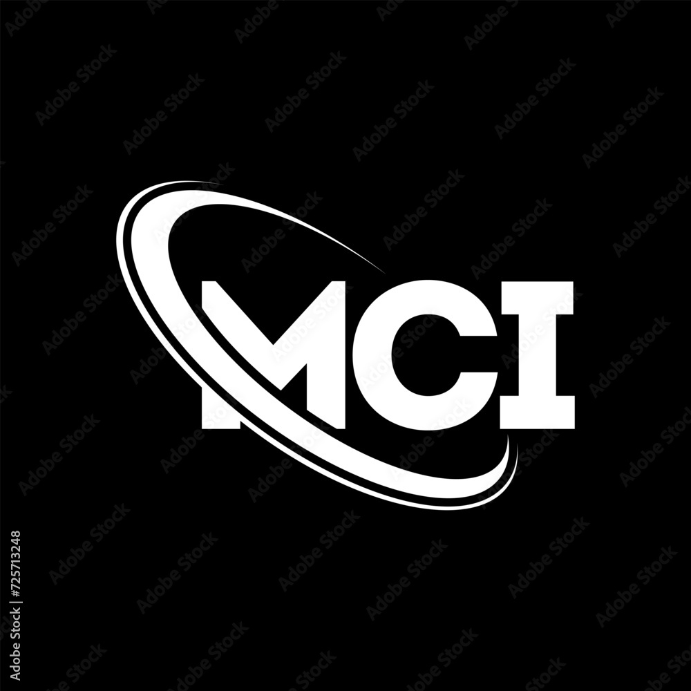 MCI logo. MCI letter. MCI letter logo design. Intitials MCI logo linked ...