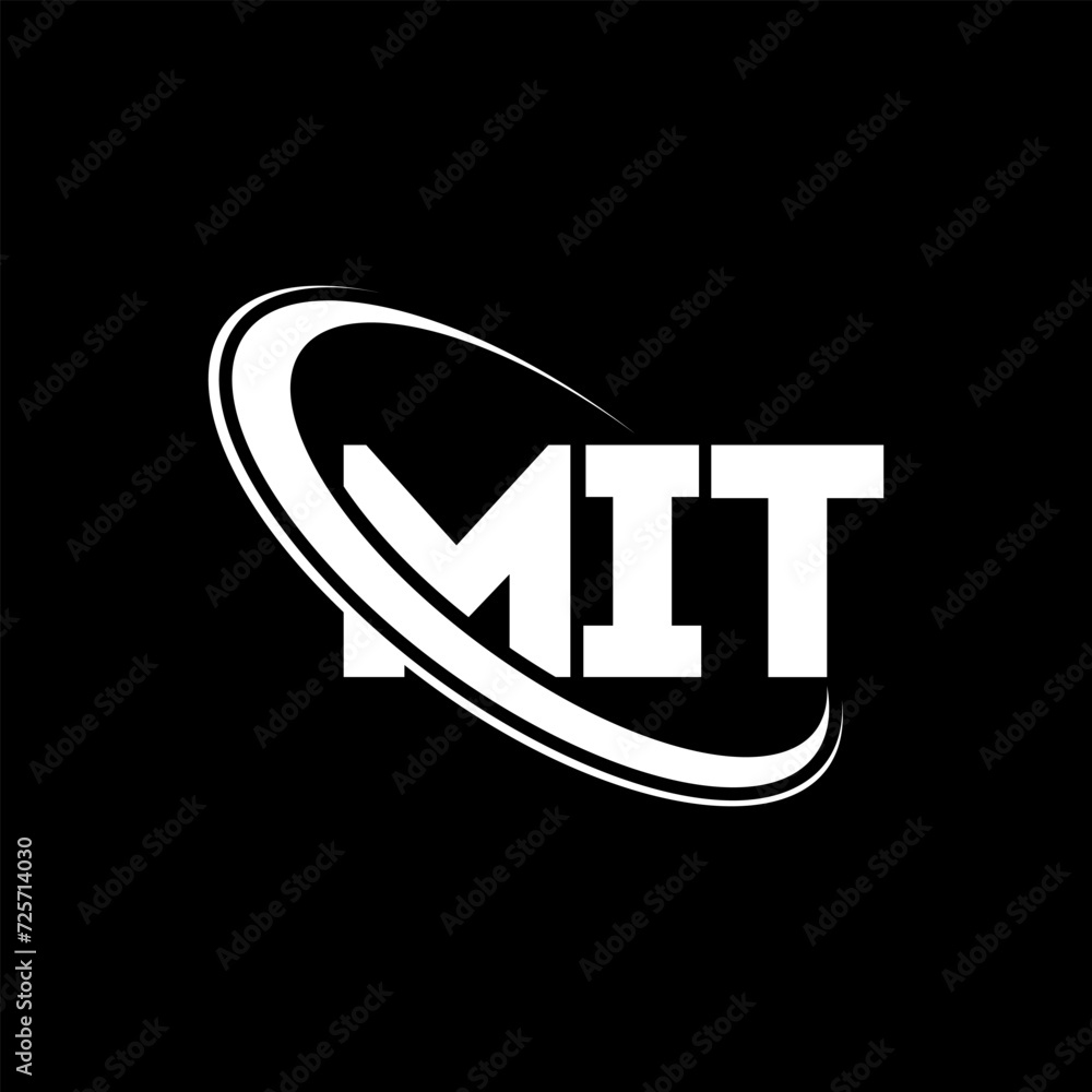 MIT logo. MIT letter. MIT letter logo design. Initials MIT logo linked ...