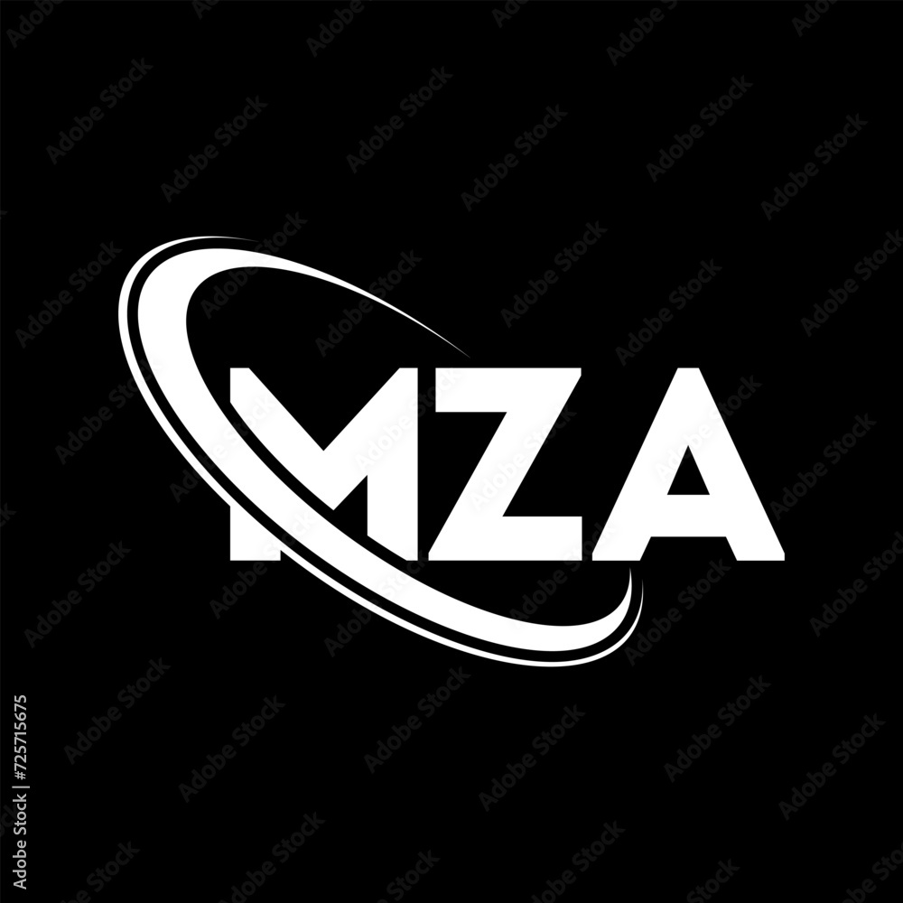 Mza Logo Mza Letter Mza Letter Logo Design Initials Mza Logo Linked With Circle And Uppercase