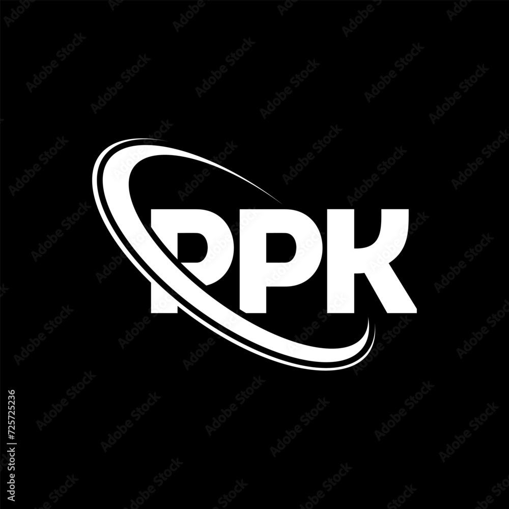 PPK logo. PPK letter. PPK letter logo design. Initials PPK logo linked ...