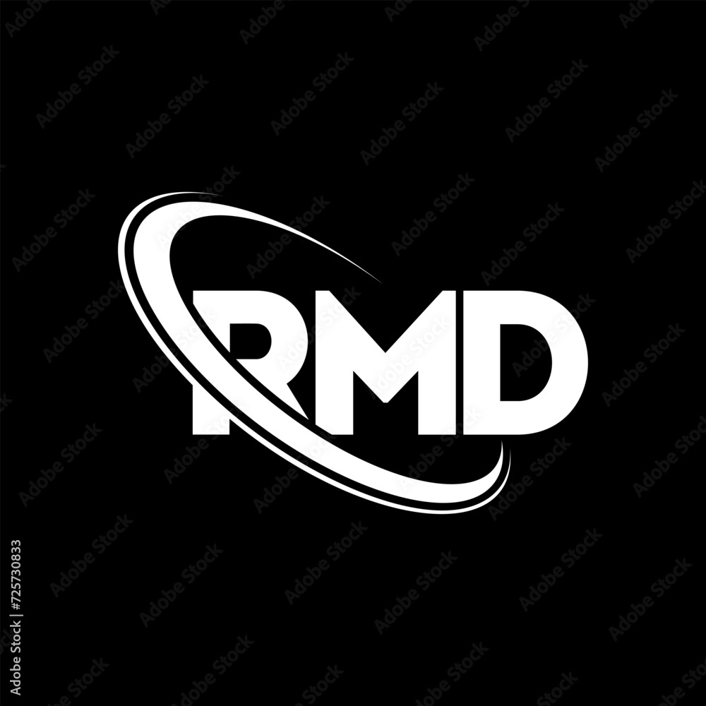 RMD logo. RMD letter. RMD letter logo design. Initials RMD logo linked ...