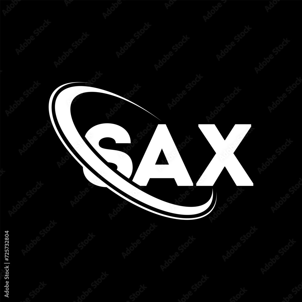 SAX logo. SAX letter. SAX letter logo design. Intitials SAX logo linked ...