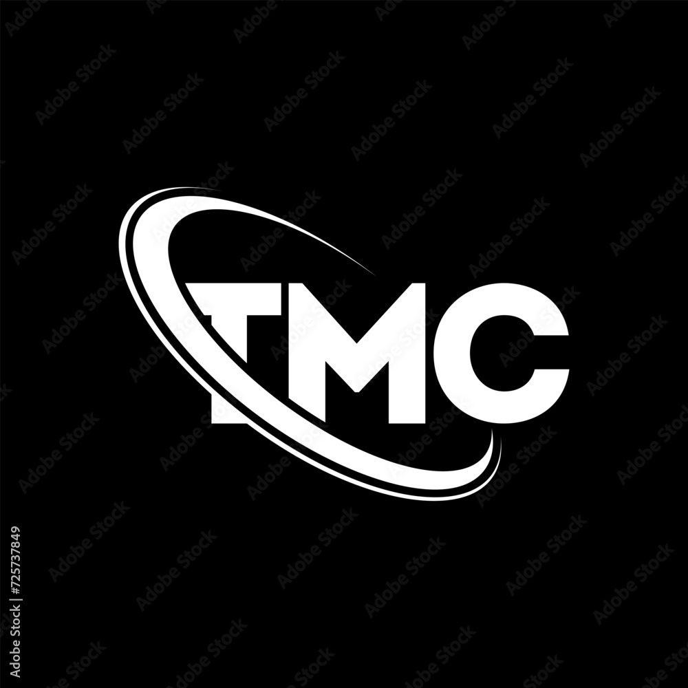 TMC logo. TMC letter. TMC letter logo design. Initials TMC logo linked ...