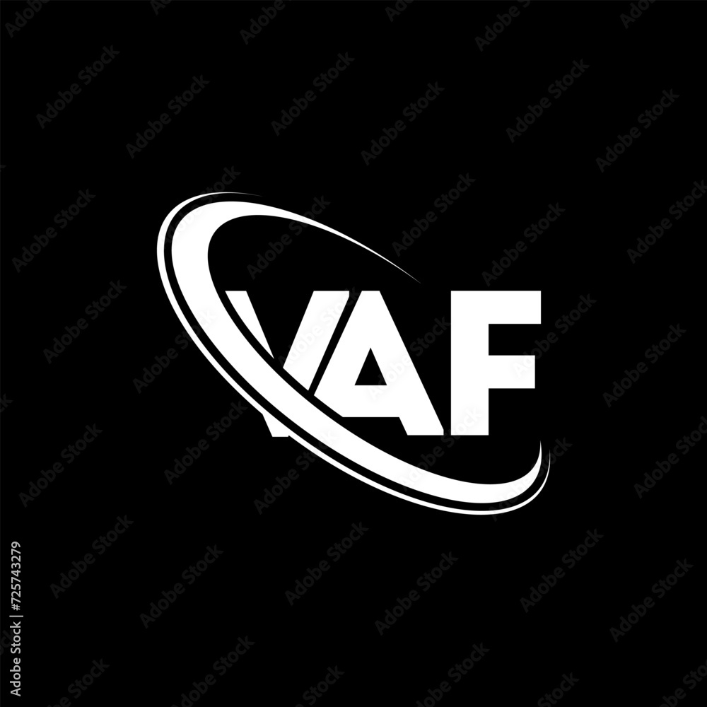 VAF logo. VAF letter. VAF letter logo design. Intitials VAF logo linked ...