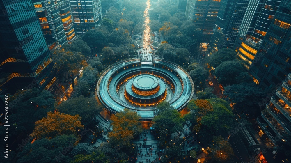 An Aerial Exploration of Circular Design: Capturing the Radial Symmetry ...