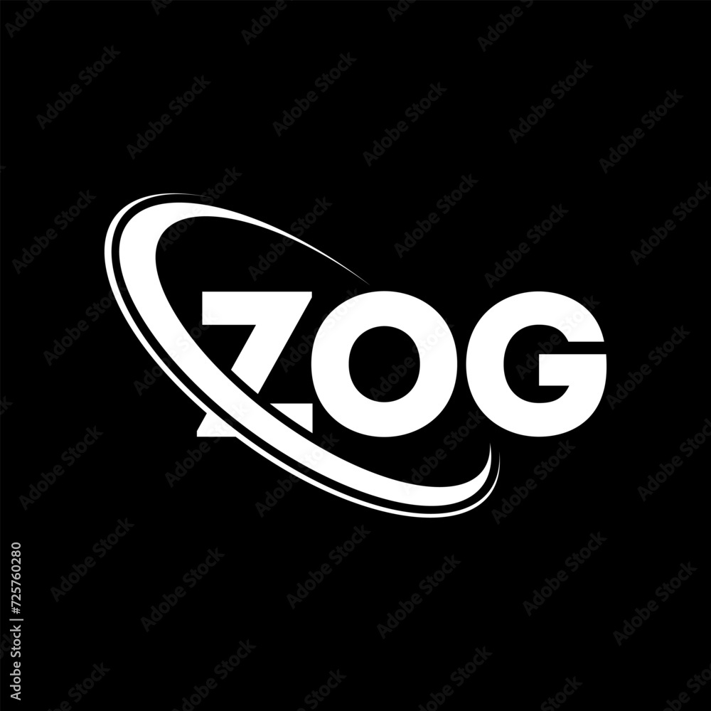ZOG logo. ZOG letter. ZOG letter logo design. Initials ZOG logo linked ...