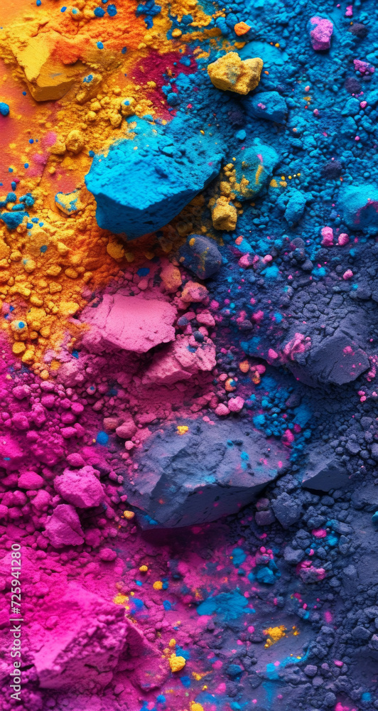 Abstract colorful background for Holi festival of colors in India. Holi ...