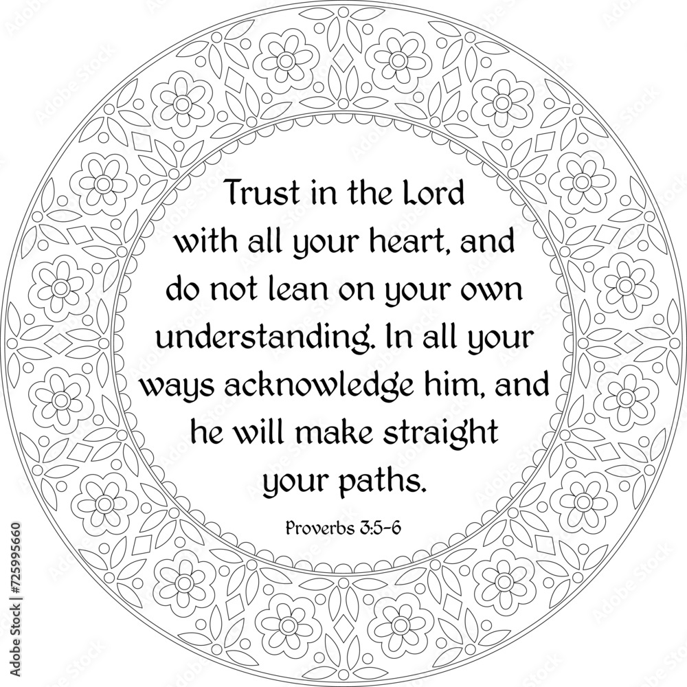 Proverbs 3:5-6, Trust in the Lord with all your heart. Bible verse ...