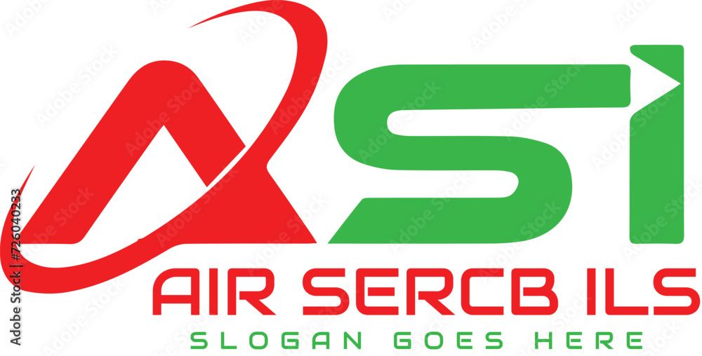 ASI logo, professional emblem, modern design mark, versatile branding ...