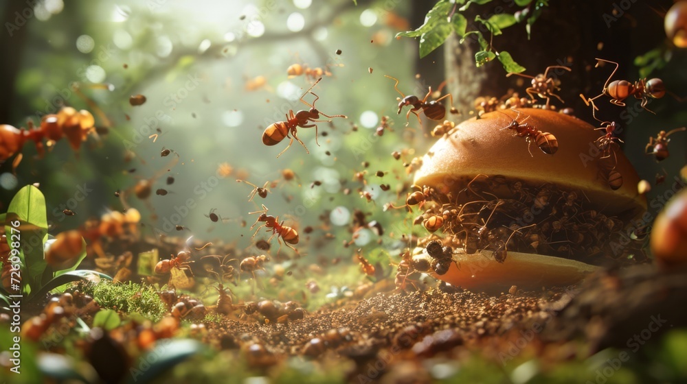 Cartoon scene Panic ensues as the little explorers accidentally stumble ...