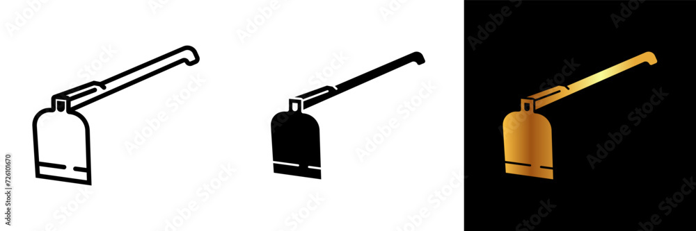 The Hoe Icon embodies the essence of manual cultivation, symbolizing ...