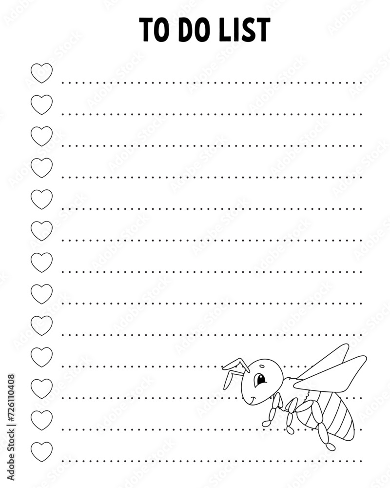 To do list. Printable template. Lined sheet. Handwriting paper. For ...