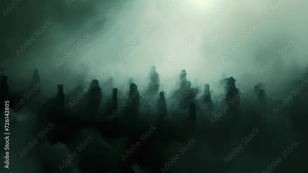A haunting choir echoes through the hazy mist their captivating ...