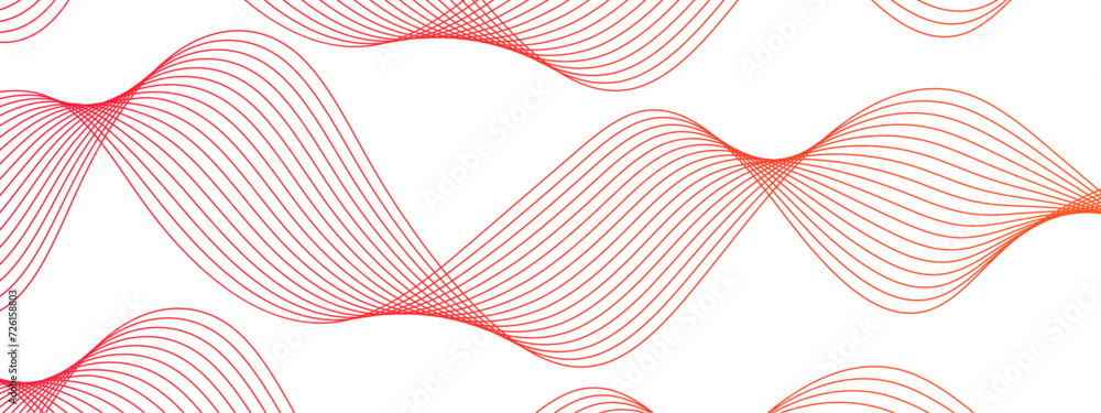 Abstract colorful wave line transparent background modern stream wave ...