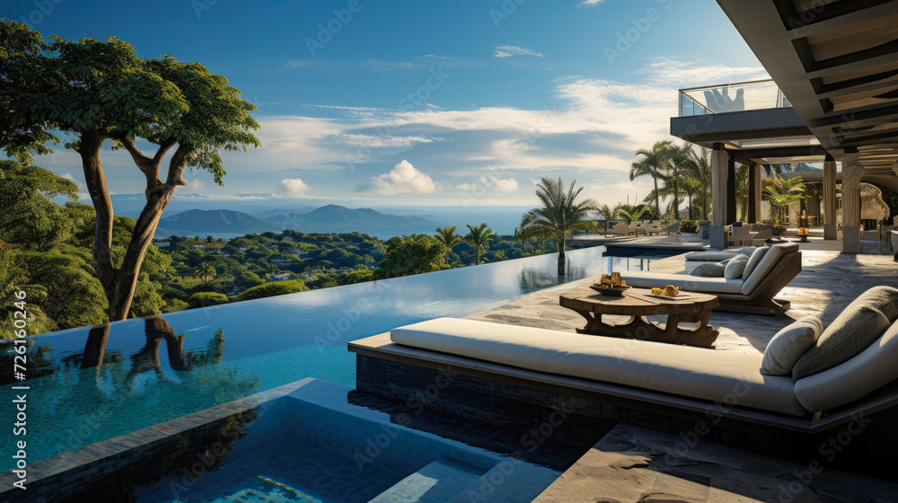 day lights Photograph an opulent villa escape: infinity pool vistas ...