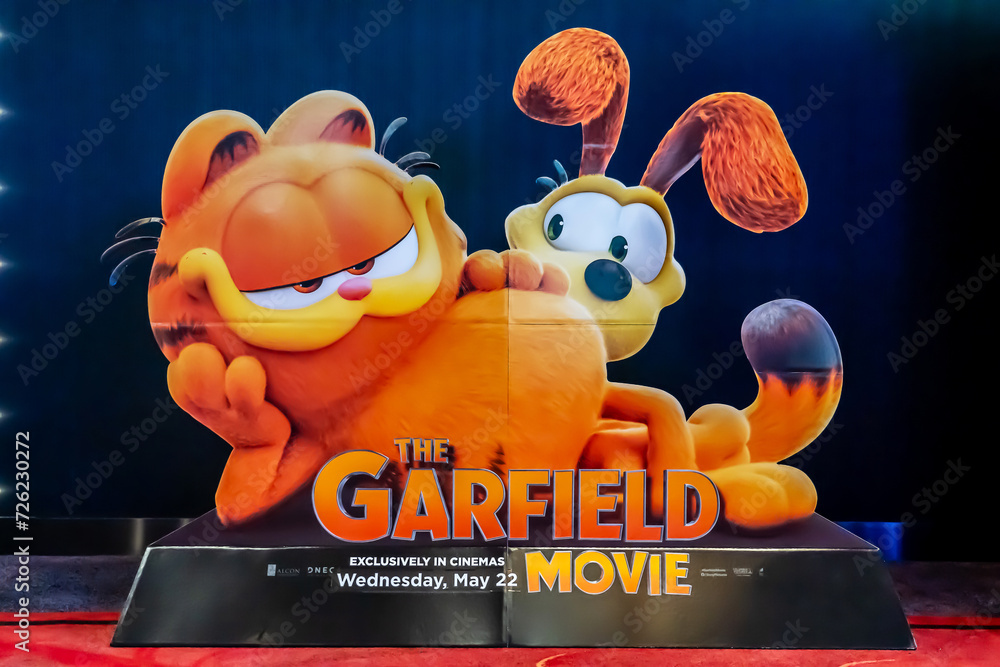 BANGKOK, THAILAND, 1 Feb 2024 - A beautiful standee of a movie called ...