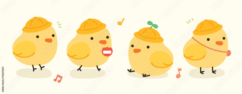병아리 유치원 이미지 Stock Vector | Adobe Stock