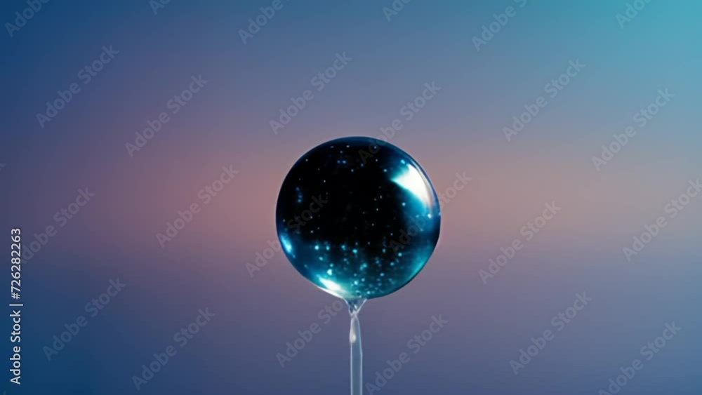 Unique Glass Ball With Liquid Pouring Out in Mesmerizing Display ...