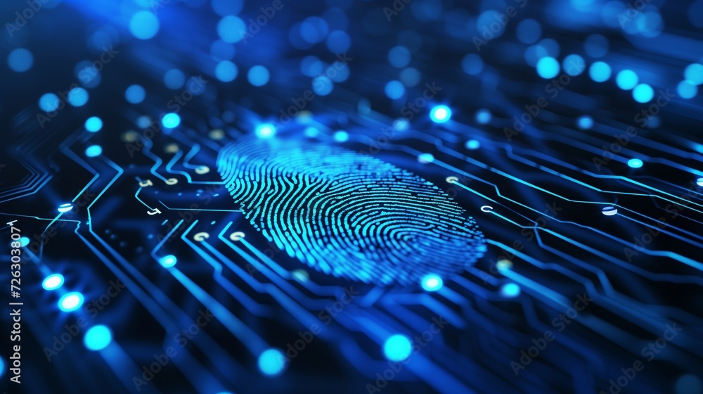 Fingerprint Scanner Enhancing Transaction Security And Cybersecurity Fingerprint Scanning