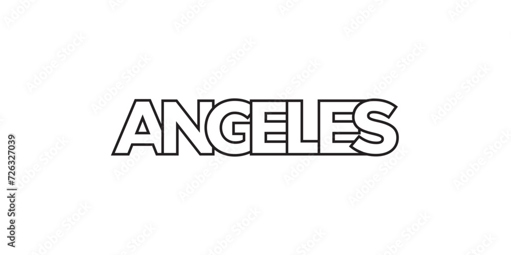 Angeles in the Philippines emblem. The design features a geometric ...