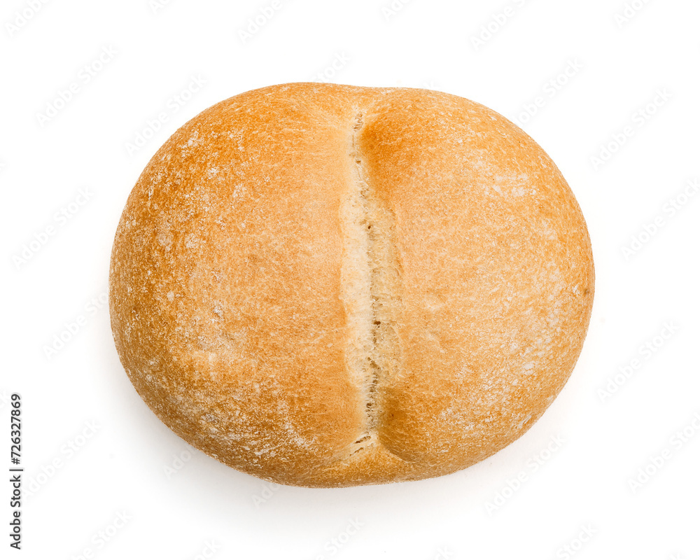 Rogal, bułka, pieczywo pszenne wyizolowane na białym tle Stock Photo ...