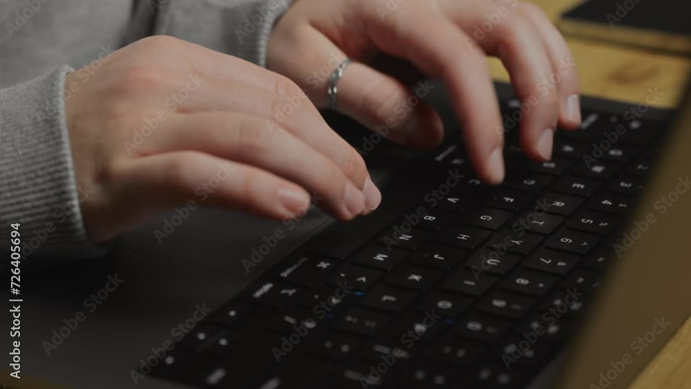 Keyboard. A girl typing on the keyboard. Computer. Hands. Typing. Work ... Keyboard. A girl typing on the keyboard. Computer. Hands. Typing. Work ...