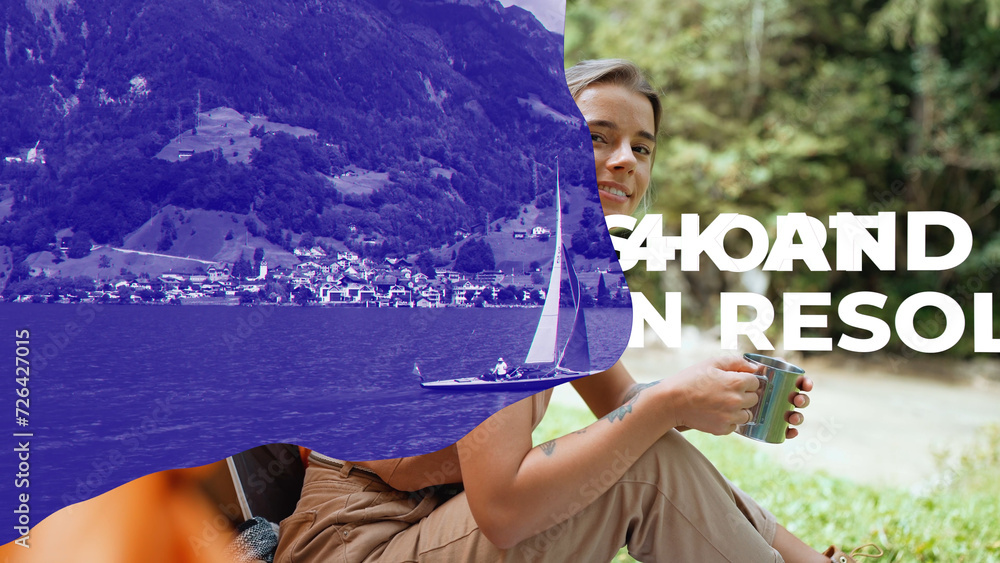 Clear Cut Collage | in 4K and 1080x1920 Stock Template | Adobe Stock