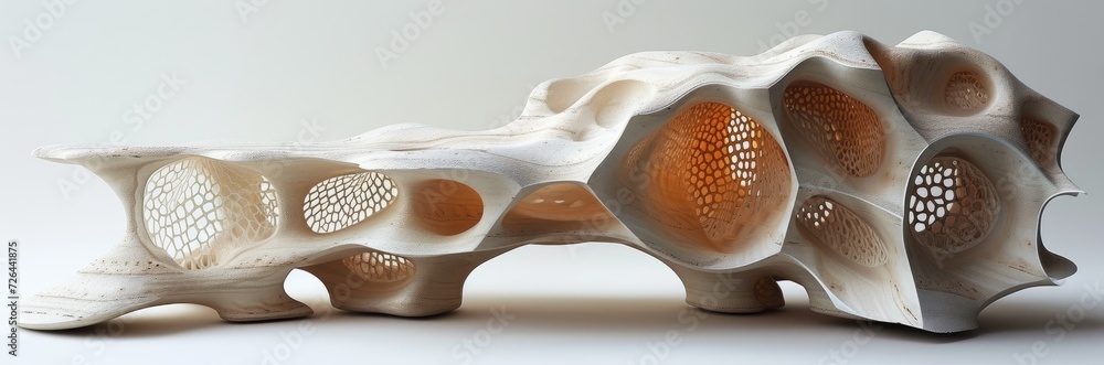 Biomorphic structures mimicking natural forms Stock Photo | Adobe Stock