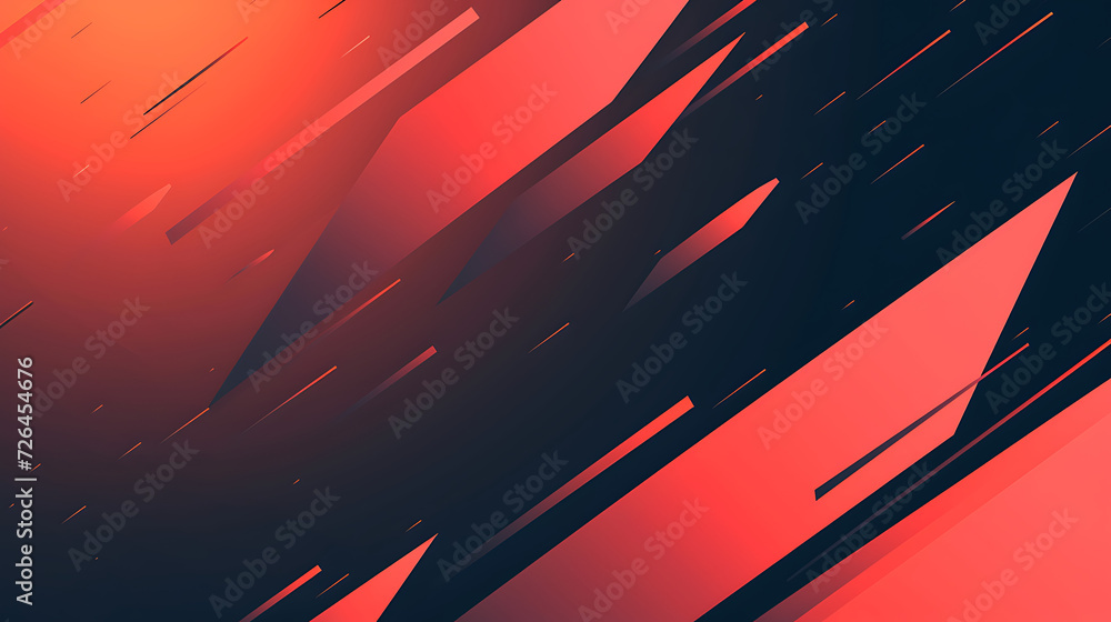 layerd vector banner design. modern style. overlap pointy edges. speed ...