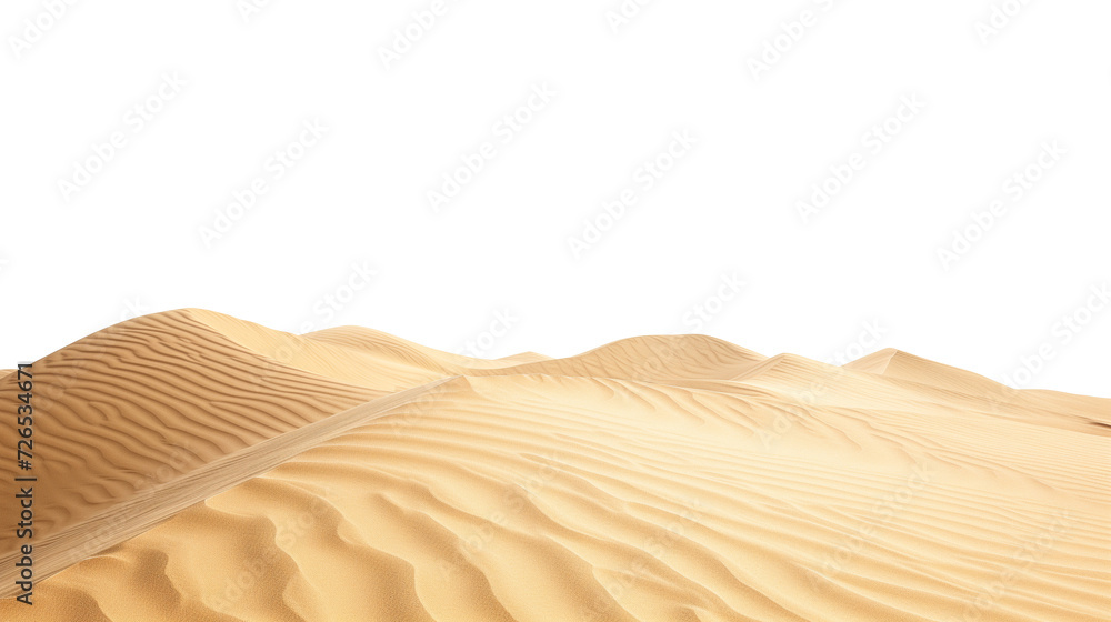Sand dunes isolated on transparent or white background, png Stock Photo ...