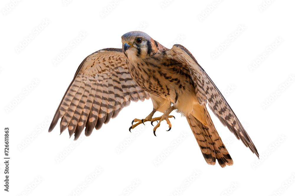 American Kestrel (Falco sparverius) High Resolution Photo, on a ...