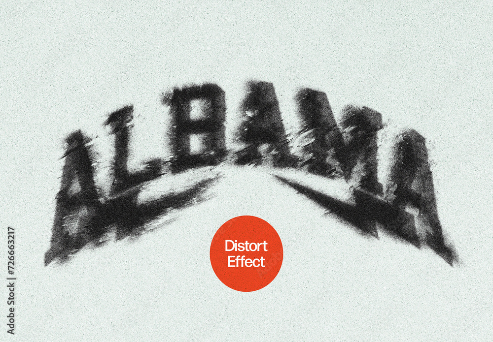 Grunge Misprint Paper Text And Logos Effect Mockup With Generative AI ...
